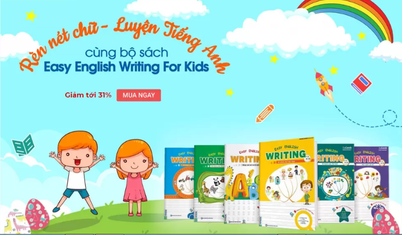 Easy English writing for kids - Rèn nét chữ, luyện tiếng Anh